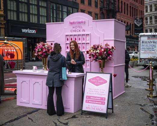 Hanky Panky brand activation Brand activation for the womens underwear ...