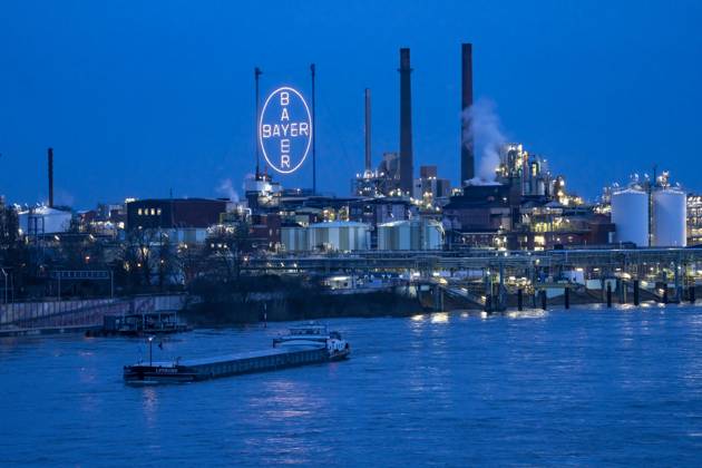 Scenery of Chempark Leverkusen, Bayer Leverkusen, chemical park ...