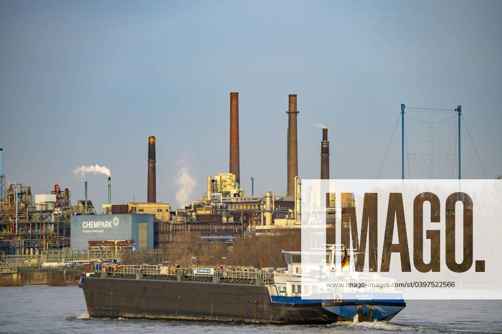 Scenery of Chempark Leverkusen, Bayer Leverkusen, chemical park ...