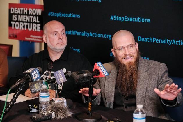 Atmore, Alabama, USA: During a press conference Rev. Dr. Jeff Hood, the ...