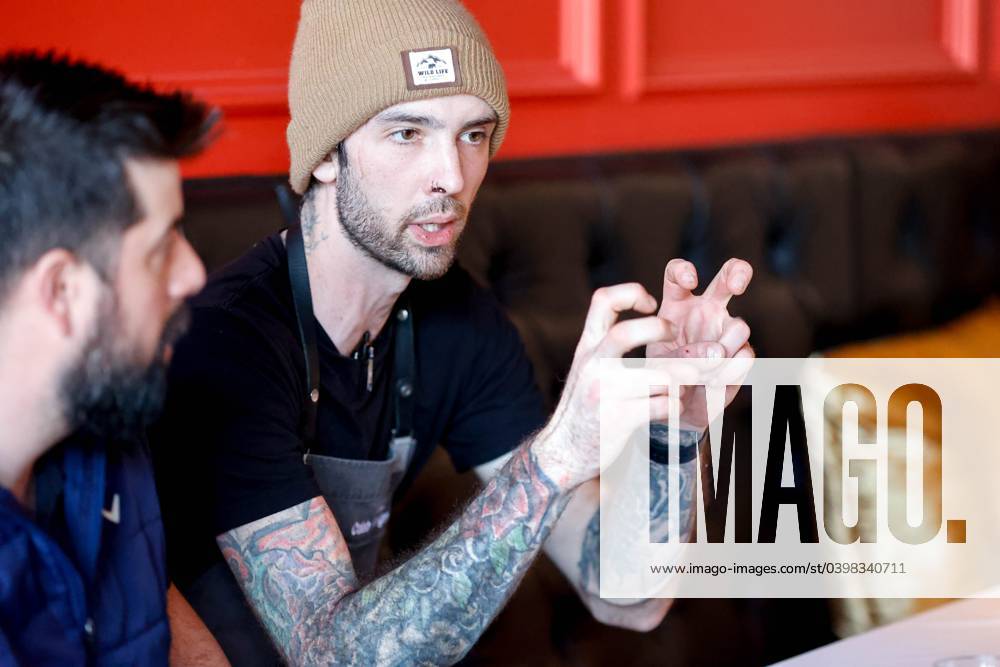 Syndication: The Oklahoman Chef Caleb Stangroom talks to guests during ...