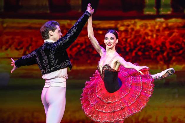 RUSSIA, MOSCOW - : Kremlin Ballet prima ballerina Yekaterina Pervushina ...