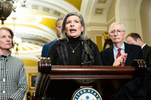Senate Caucus Leadership Press Conferences in Washington - 23 Jan 2024 ...