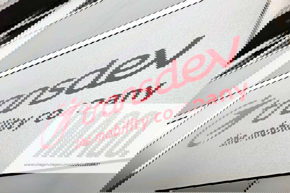 Berlin, Germany, 09 02 2024 Georgenstraße 22 Logo of Transdev at the ...