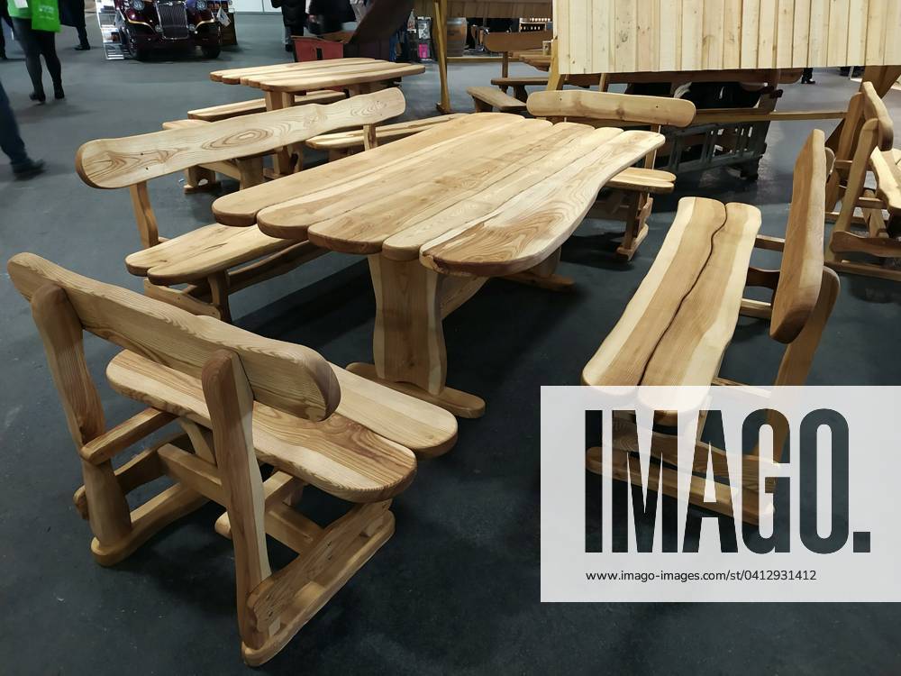 Natural wood products at the international tourism exhibition Balttour ...