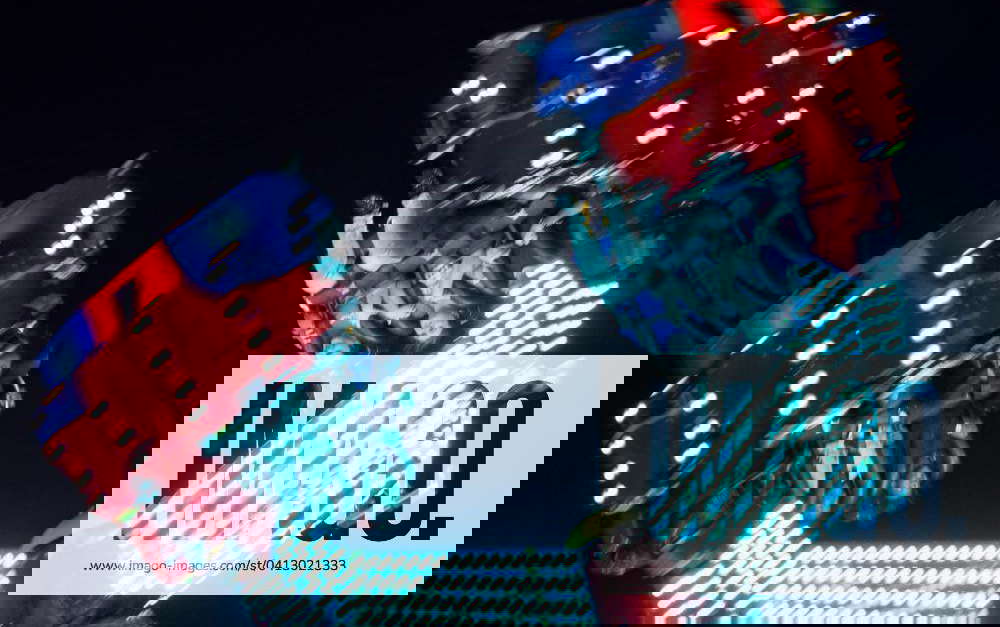 February 10, 2024, Tampa, Florida, USA: People are turned upside down ...