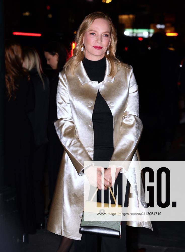 NYFW - Tory Burch Arrivals Uma Thurman attends the Tory Burch show at ...