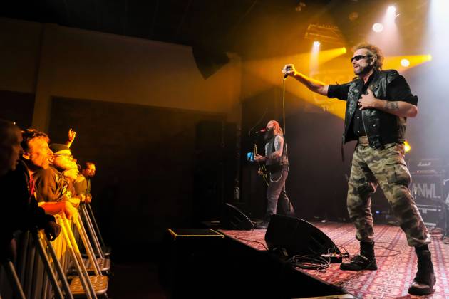 Anti nowhere league performs in Southampton, UK - 09 Feb 2024 Frontman ...