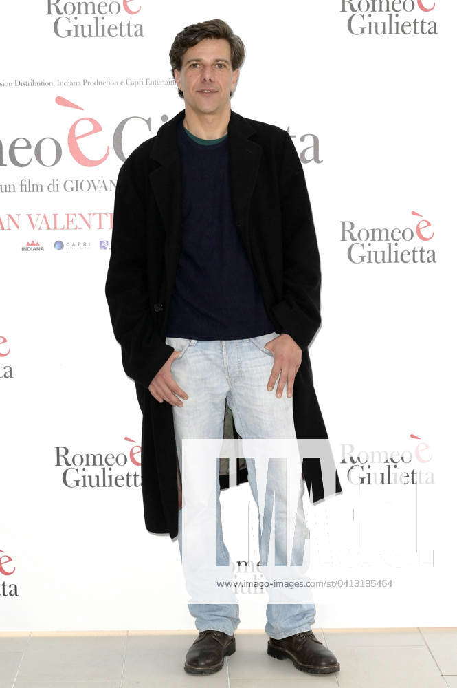 Domenico Diele at the photocall for the movie Giulietta e Romeo at the ...
