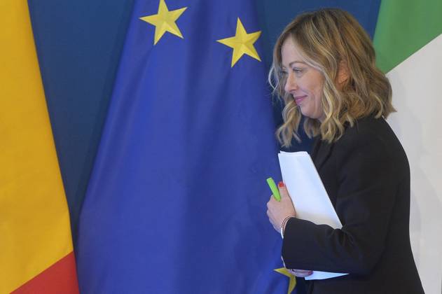 Intergovernmental summit Italy Romania Rome - Villa Pamphili, Italy ...