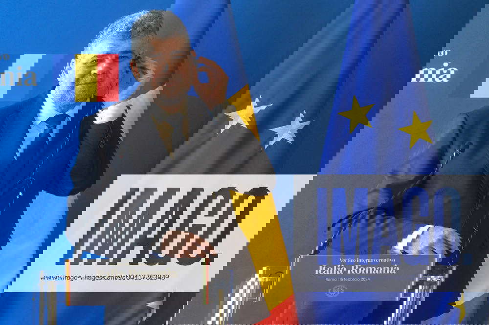 Intergovernmental summit Italy Romania Rome - Villa Pamphili, Italy ...