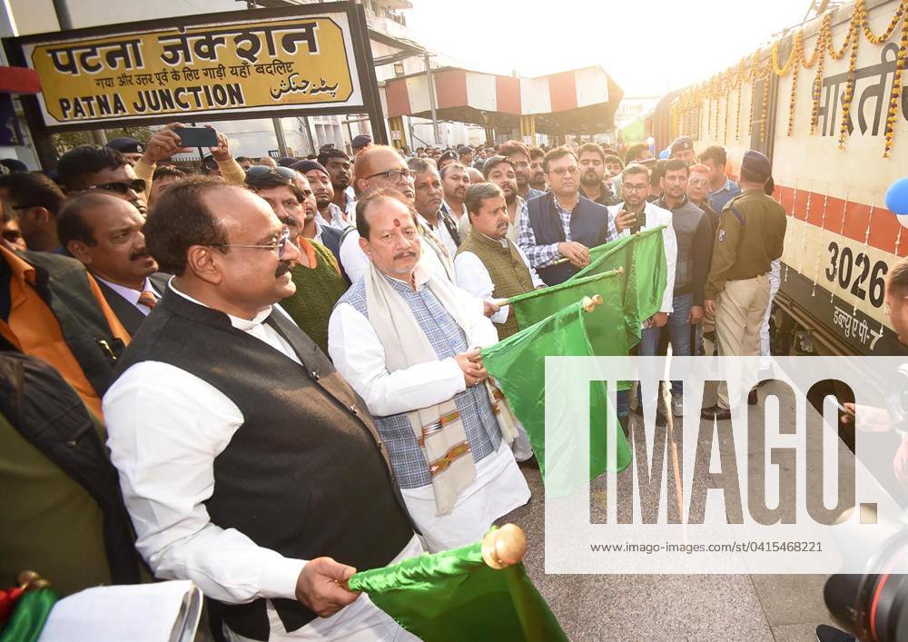 PATNA, INDIA - FEBRUARY 19: Bihar Deputy Chief Minister Vijay Sinha ...