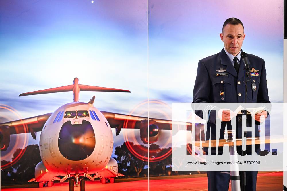 Belgian military pilot Bruno Beeckmans pictured during a double ...