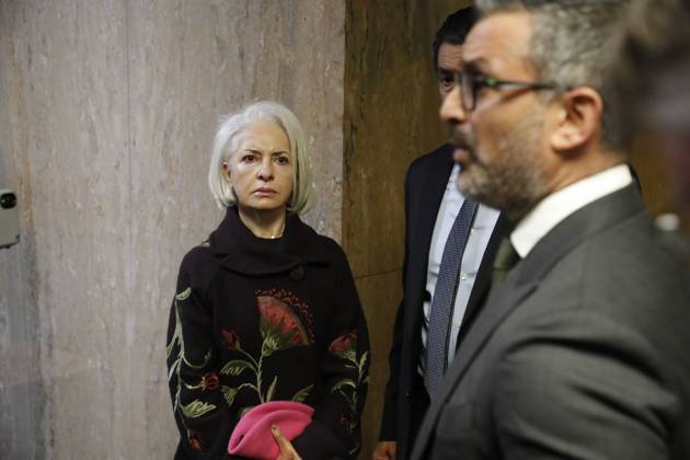 February 22, 2024, San Francisco, California, USA: Mahnaz Momeni (left ...