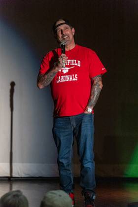 Plainfield, New Jersey, U.S: Comedian RICH VOS at the Plainfield ...