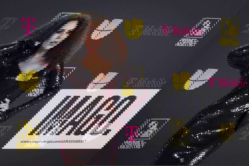 Ukrainian singer NK poses on the magnet carpet upon her arrival at 36th ...