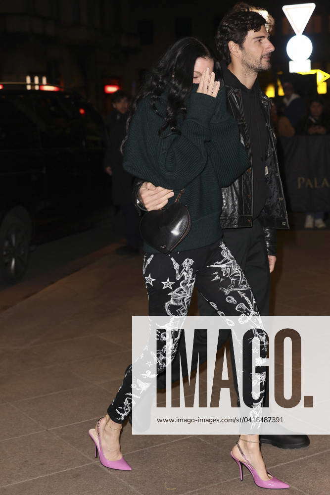 MFW - Maria Carla Boscono, Claudio Stecchi Leaves Her Hotel Maria Carla ...