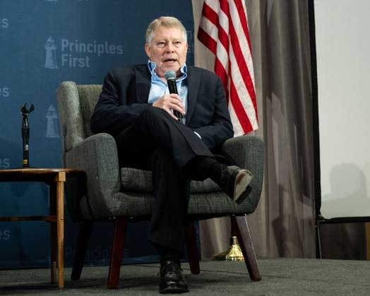 Principles First Summit in Washington, US - 25 Feb 2024 Brad ...