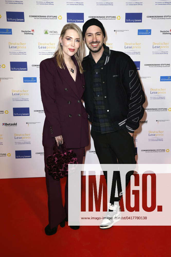 Alexa Feser and Dominik Porschen at the presentation of the German ...