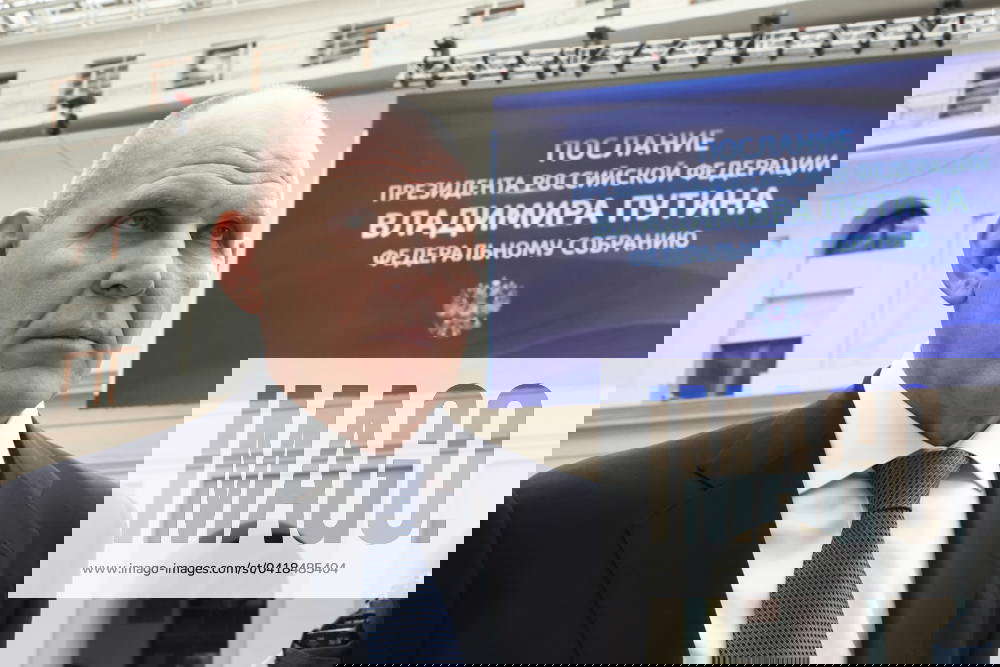 RUSSIA, MOSCOW - FEBRUARY 29, 2024: Alexander Karelin of the Federation ...