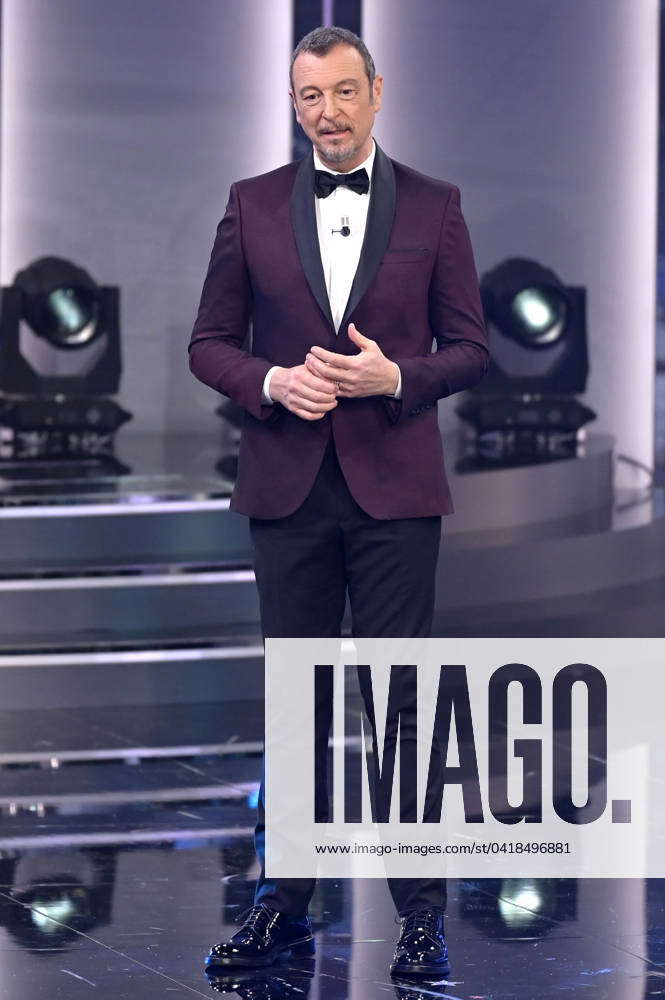Amadeus in the Rai TV show La TV fa 70 at the Auditorium Rai Rome, 28 02 2024 Foto:xA.xM.xTinghinox