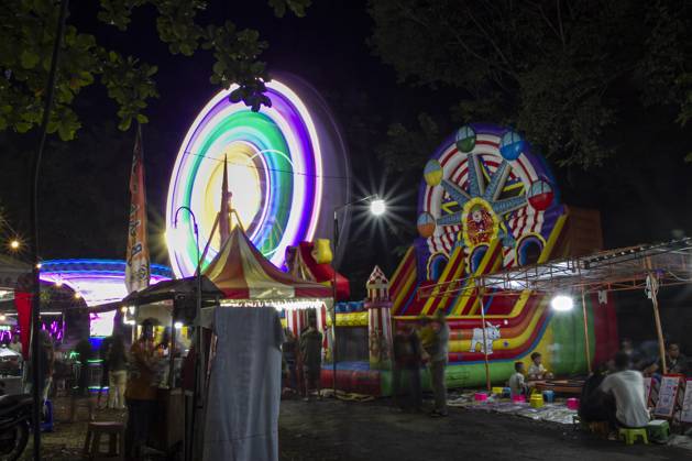 February 29, 2024, Bantul, Yogyakarta, Indonesia: People enjoy the ...