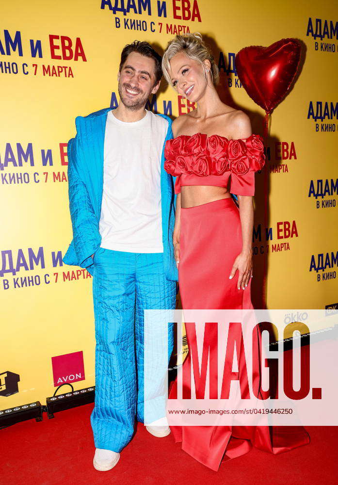 RUSSIA, MOSCOW - : Actor Dmitry Chebotarev and actress Polina Maksimova ...