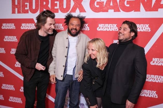Heureux Gagnants Premiere - Paris Maxime Govare and Romain Choay attend ...