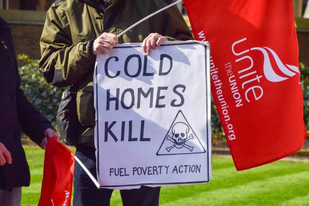 Energy For All, Cold Homes Kill protest on Budget Day, London, UK - 06 ...
