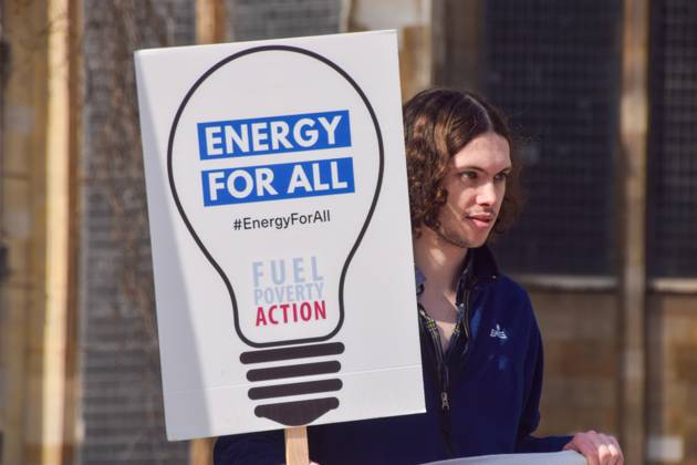 Energy For All, Cold Homes Kill protest on Budget Day, London, UK - 06 ...