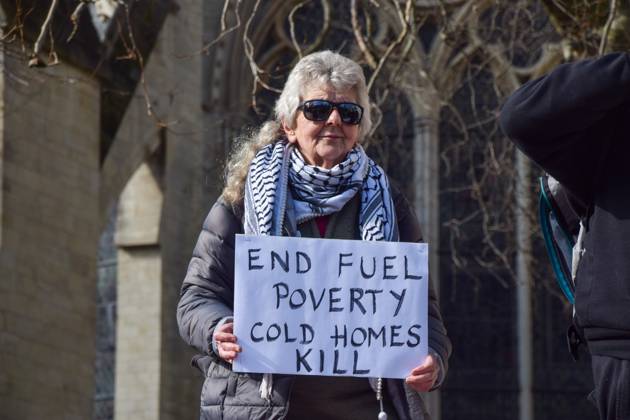 Energy For All, Cold Homes Kill protest on Budget Day, London, UK - 06 ...