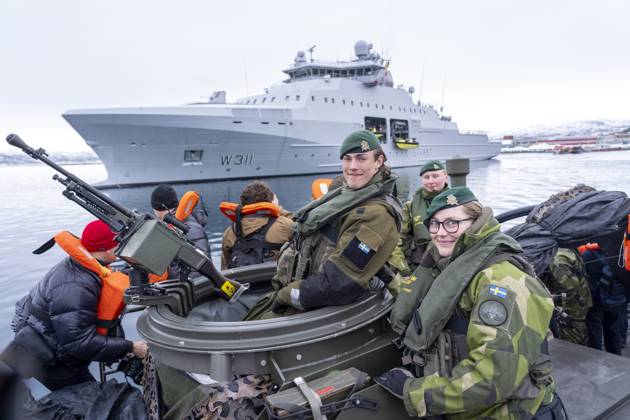 NATO-landet Sverige deltar i Nordic Response 2024 Alta 20240308 ...