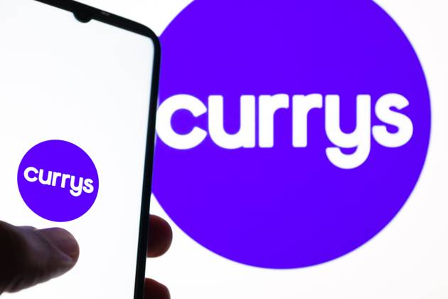 Currys Logo Illustration The Currys logo is being displayed on a ...