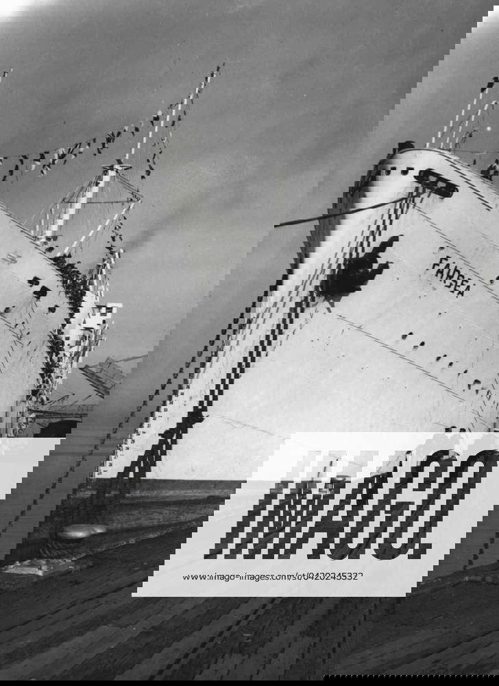 ** Former Carrie -- The 7000-ton Italian migrant ship Fairsea, a ...