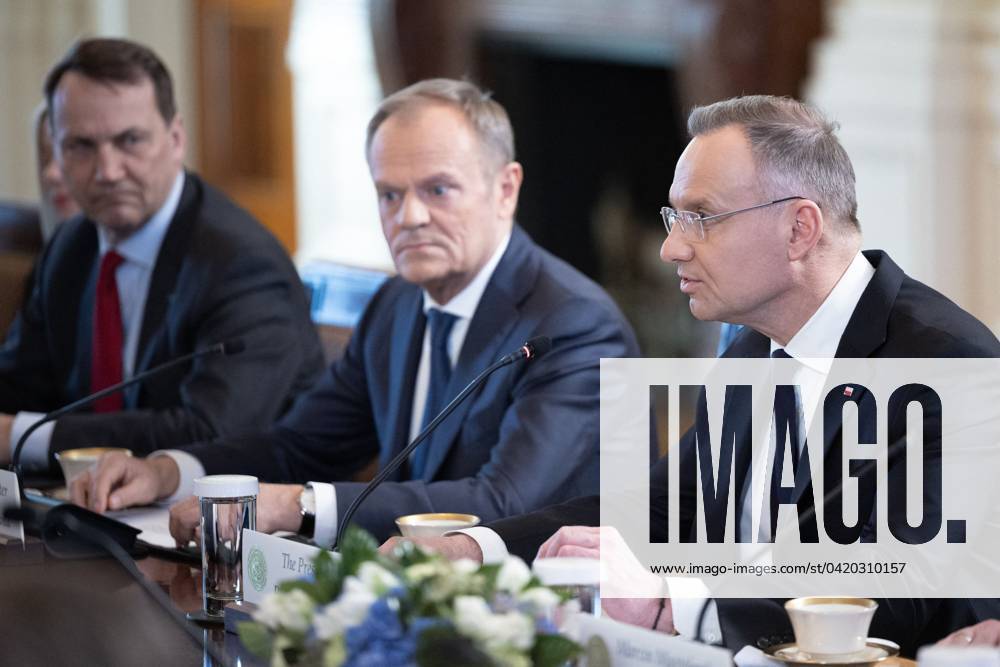Polish President And PM At The White House - Washington Andrzej Duda ...