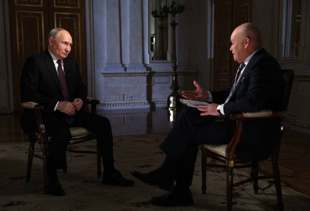 Russia Putin Interview 8639464 12.03.2024 Russian President Vladimir ...