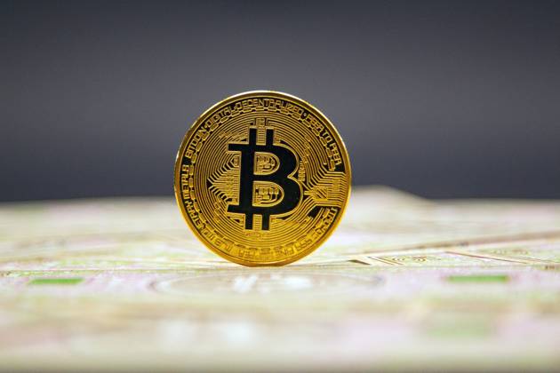 Illustration Bitcoin Illustrative image of the cryptocurrency Bitcoin ...