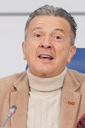 RUSSIA, MOSCOW - MARCH 14, 2024: Italian singer Enzo Ghinazzi known as ...