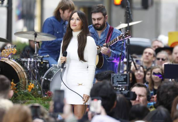 Kacey Musgraves performs on the NBC Today Show at Rockefeller Center on ...