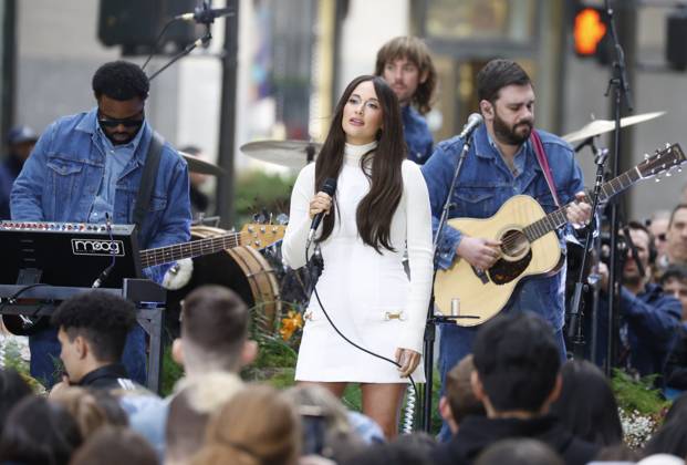 Kacey Musgraves performs on the NBC Today Show at Rockefeller Center on ...