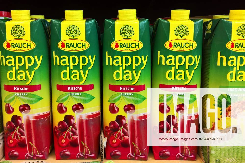 Rauch Happy Day juice, fruit juice or cherry juice from Austria Rauch ...