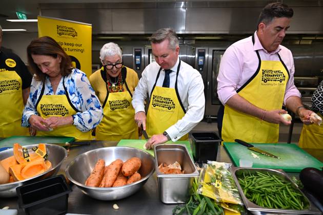 OZHARVEST PARLIAMENT HOUSE COOKING CLASS, The President of the Senate ...