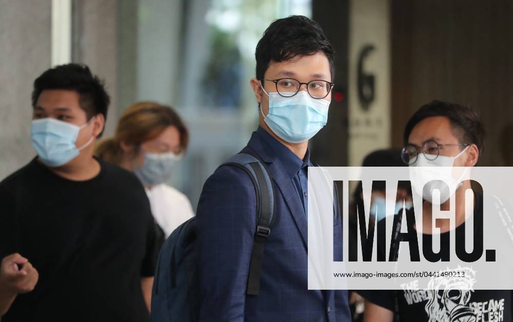 Ventus Lau Wing-hong leaves the West Kowloon Court, Sham Shui Po ...