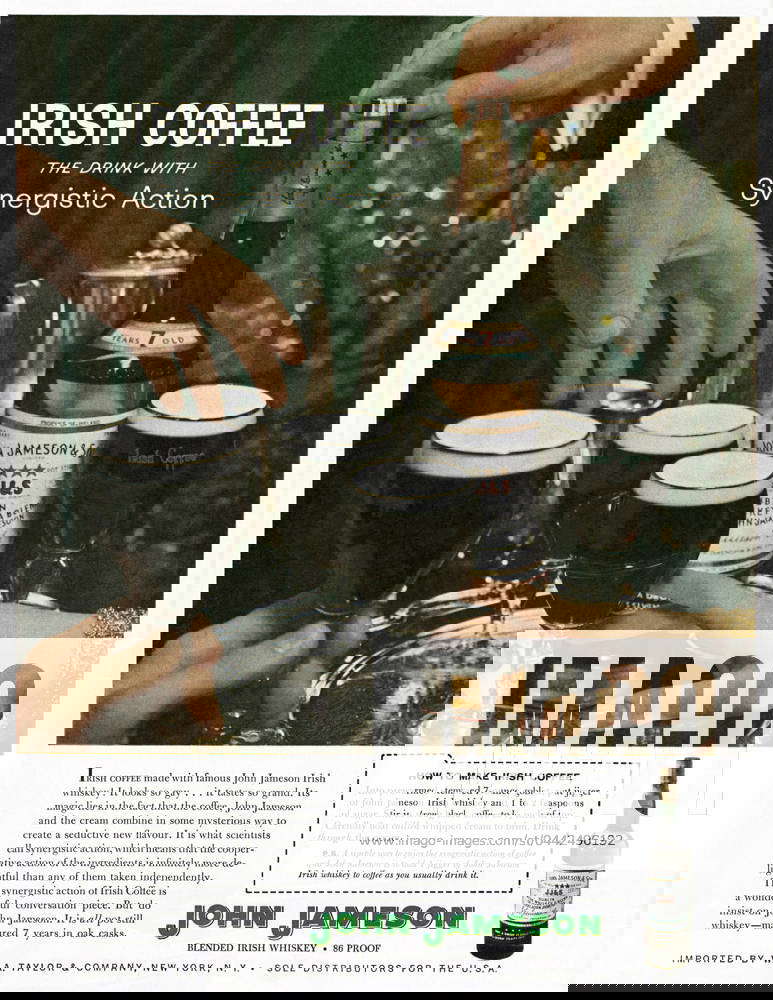 AD: JOHN JAMESON, 1961. American advertisement for John Jameson Irish ...