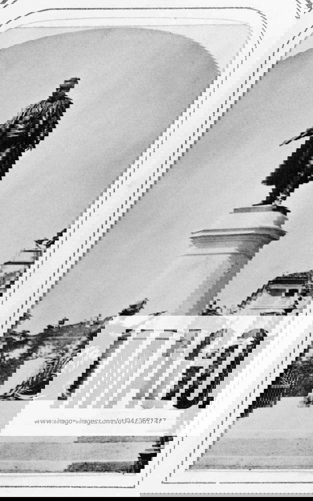 MILAN: CAVOUR STATUE, c1869. Statue honoring Camillo Benso, Count of ...