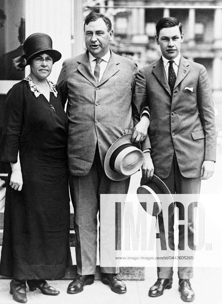 HARLAN F. STONE . American jurist. As Attorney General, with his wife ...