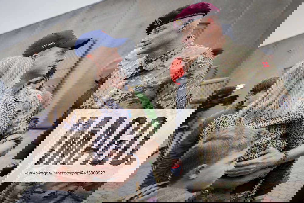 The acting defense chief Major General Michael Wiggers Hyldgaard and ...