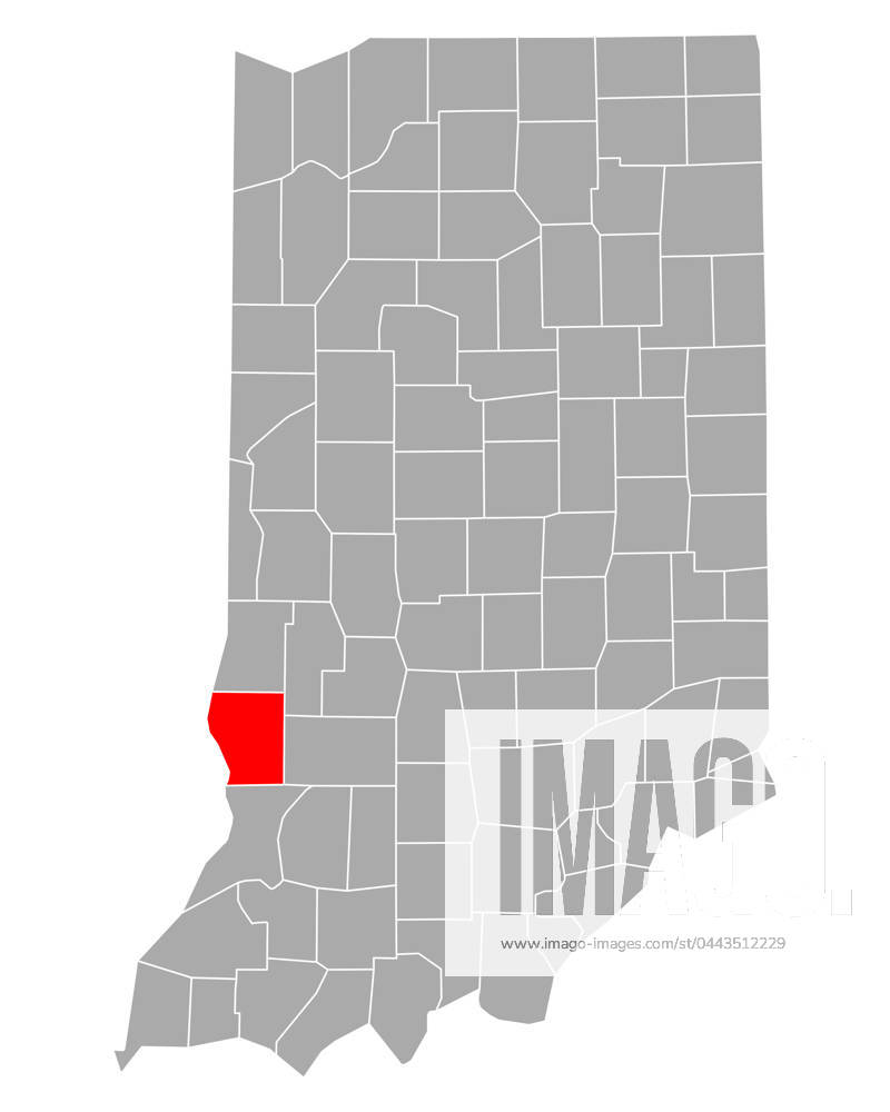 Karte von Sullivan in Indiana - Map of Sullivan in Indiana Karte von ...