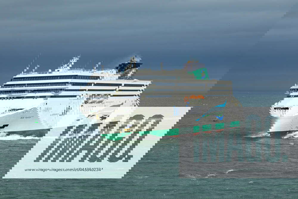 Irish Ferries Ferry arrives AT The harbor, Dublin, Republic of Ireland