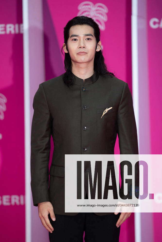 CannesSeries Pink Carpet Day 3 Yosh Yu attending the as part of the 7th ...